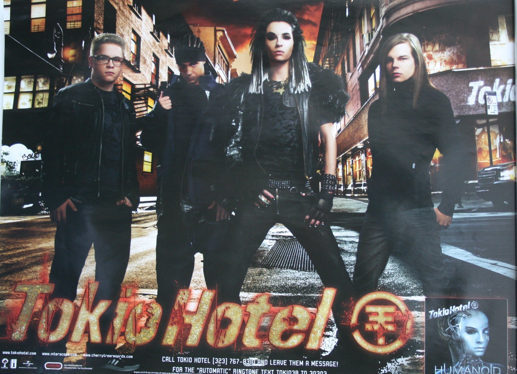 TOKIO HOTEL Humanoid POSTER