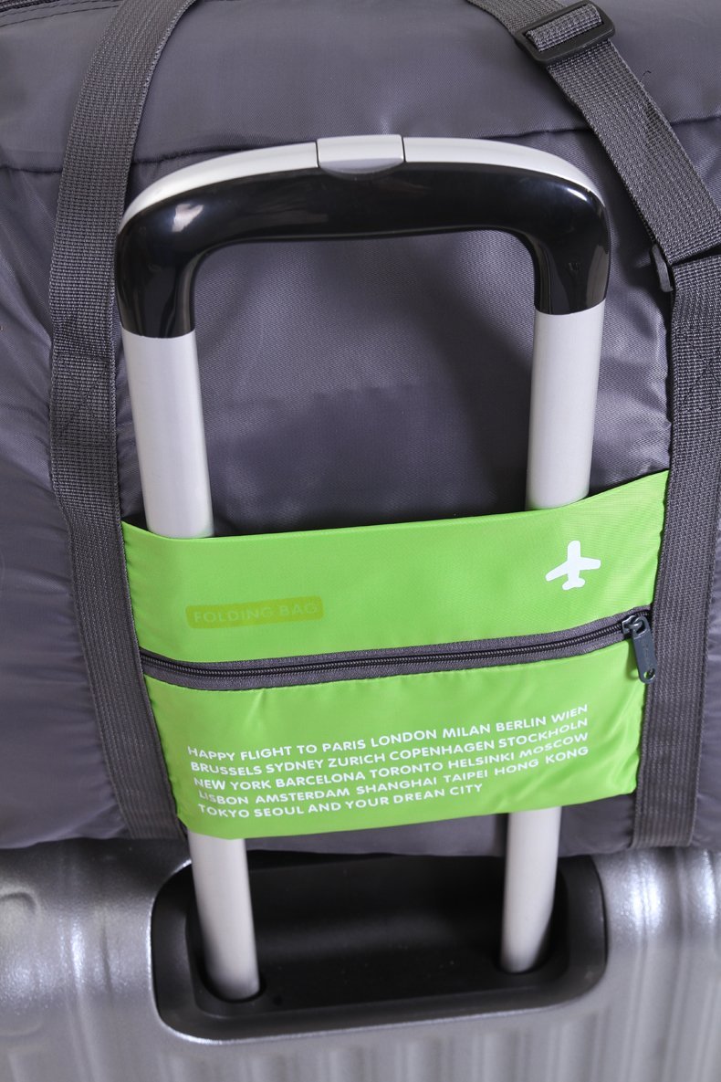 ORICSSON 32L Extra Waterproof Packable Duffel Storage Gym Bag for Carry on Luggage(Green)