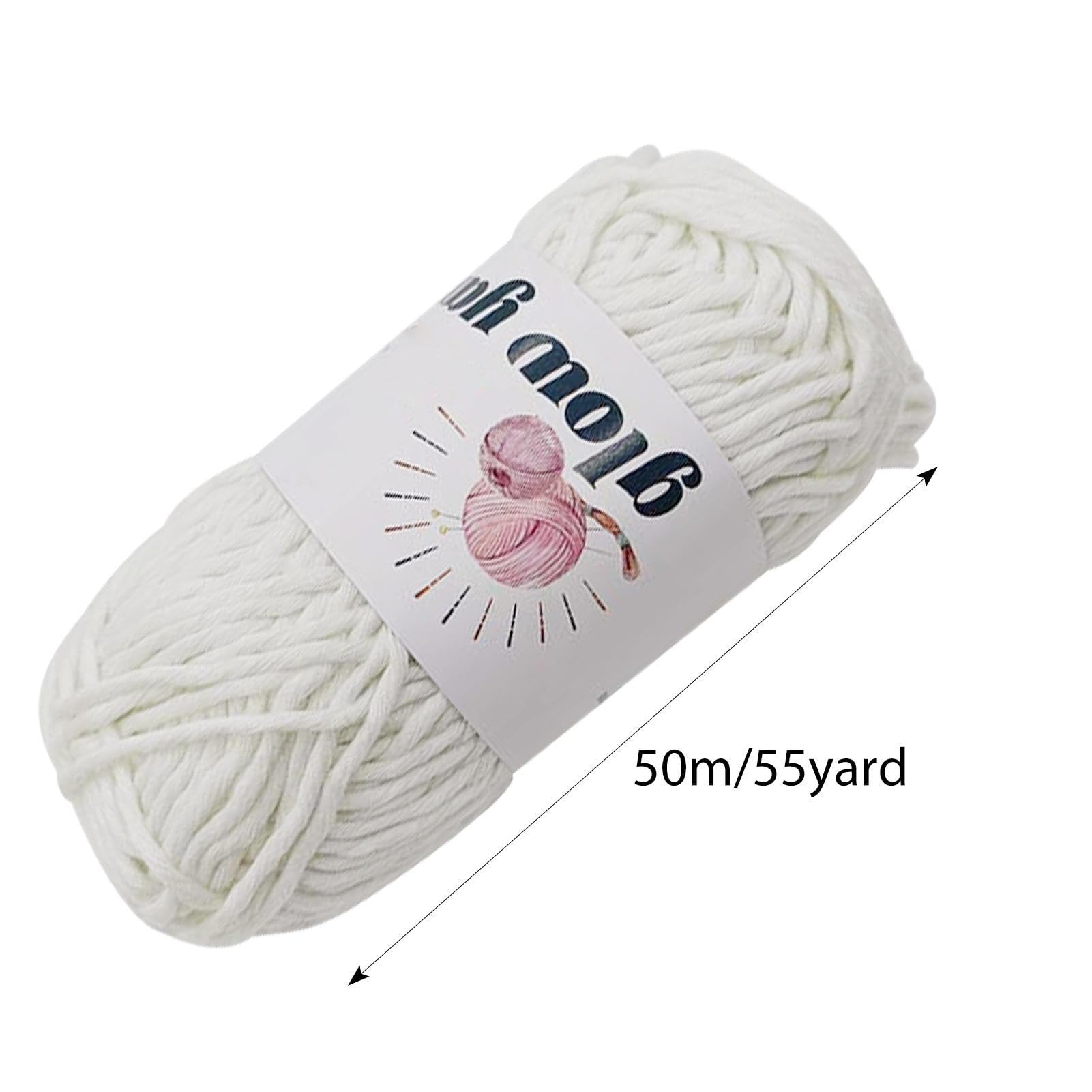 OSKOE Luminous Yarn, Soft Chunky Yarn, Glow in Dark Yarn Knitting Wool, Soft Chunky Yarn for Yarn Projects Making Plush Balls Handmade Bags Sweaters Shoes Hats Sweaters Blankets Scarves