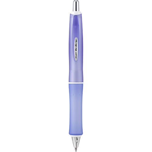 PILOT Dr. Grip Frosted Refillable & Retractable Ballpoint Pen, Medium Point, Purple Barrel, Black Ink, Single Pen (36250)