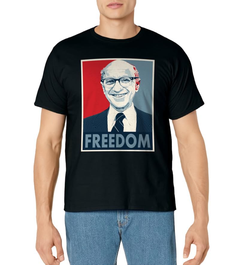 Milton Retro Friedman Graphic T-Shirt