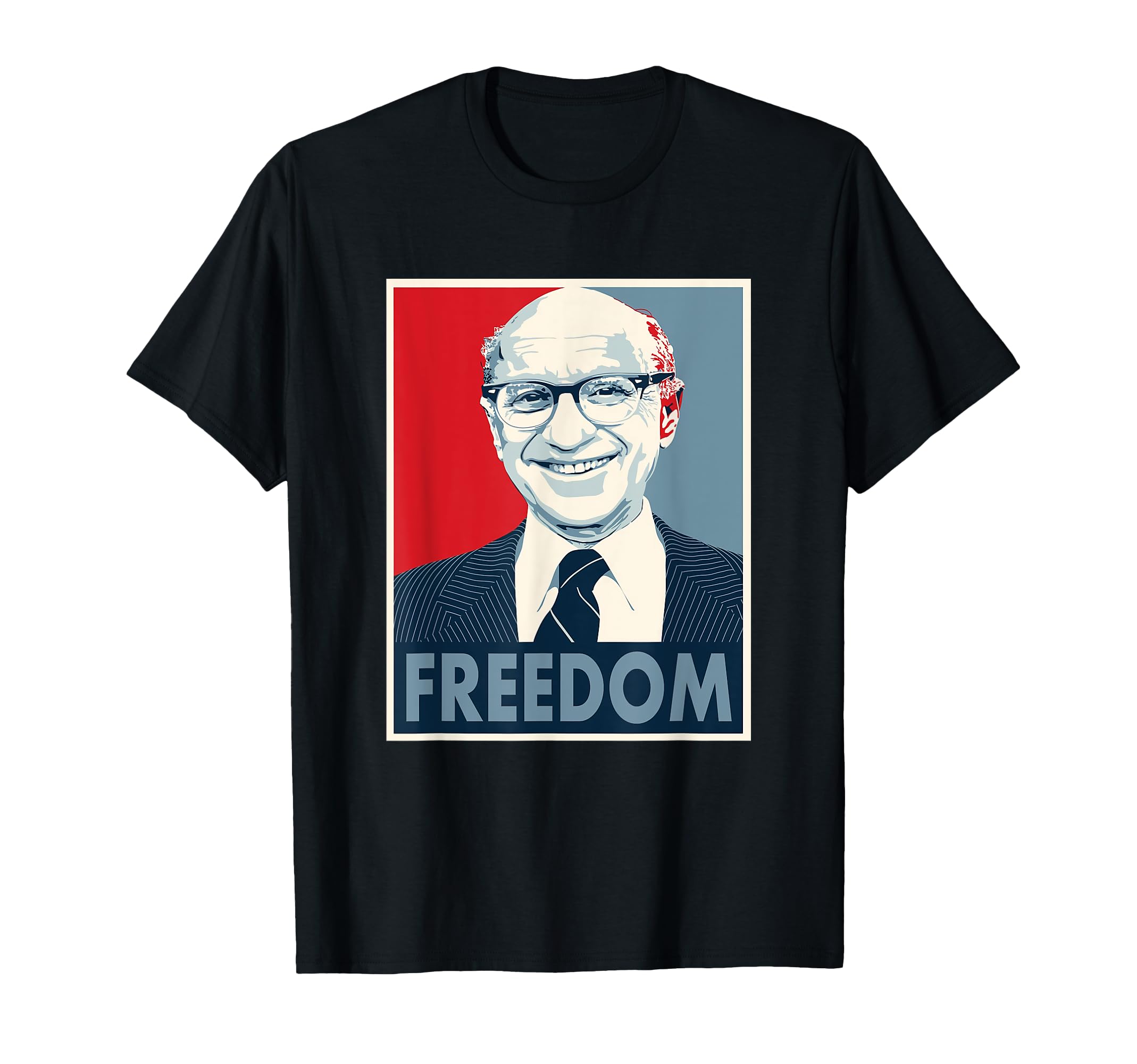 Milton Retro Friedman Graphic T-Shirt