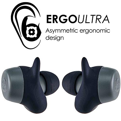 BoomPods BOOMBUDS XR+ Bluetooth Wireless Earbuds - Sweatproof, Waterproof with IPX7 Rating - Great Sound for Your Workouts, Working in The Office, Running and Other Sports - Wireless Charging