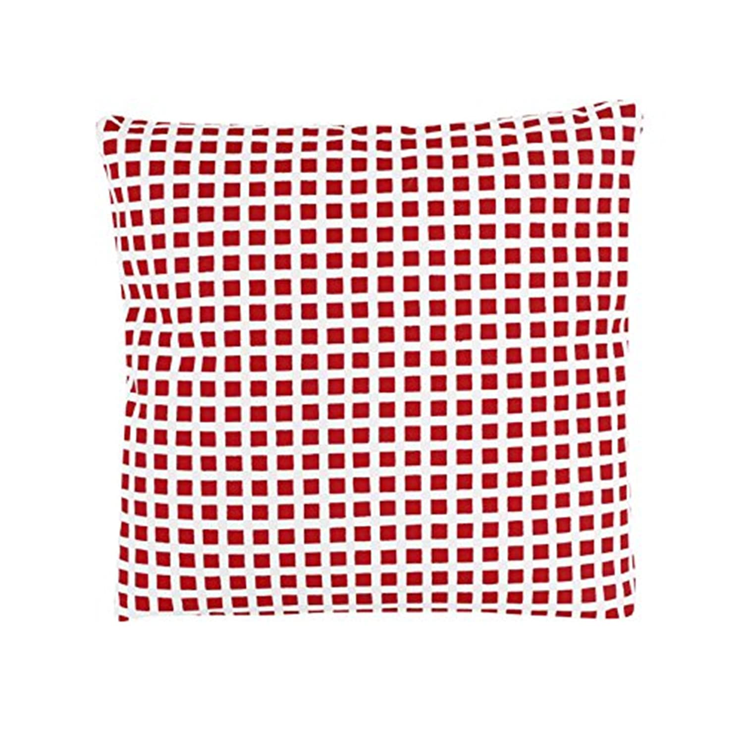 Milton Greens Stars Vera 100% Cotton Throw Pillow, Red