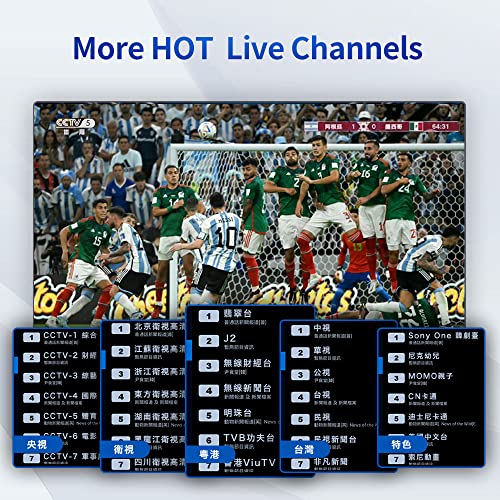 A3-II 电视盒 IPTV Chinese 2023 全新二代本 A3升级版 普通话粤语频道 Massive Movies& TV Series Smart Andriod Box