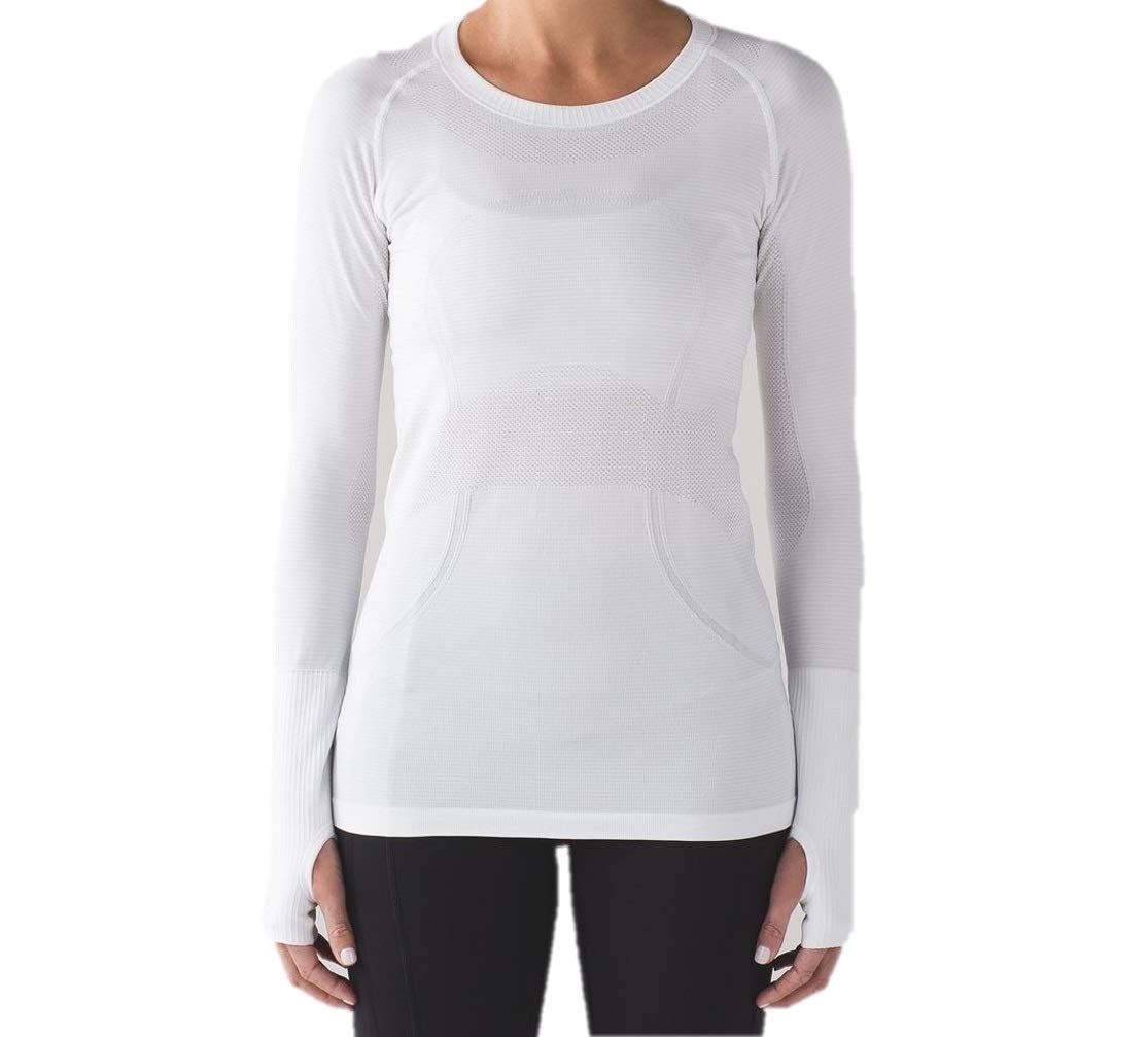 lululemon Swiftly Tech Long Sleeve Crew (White, 10)