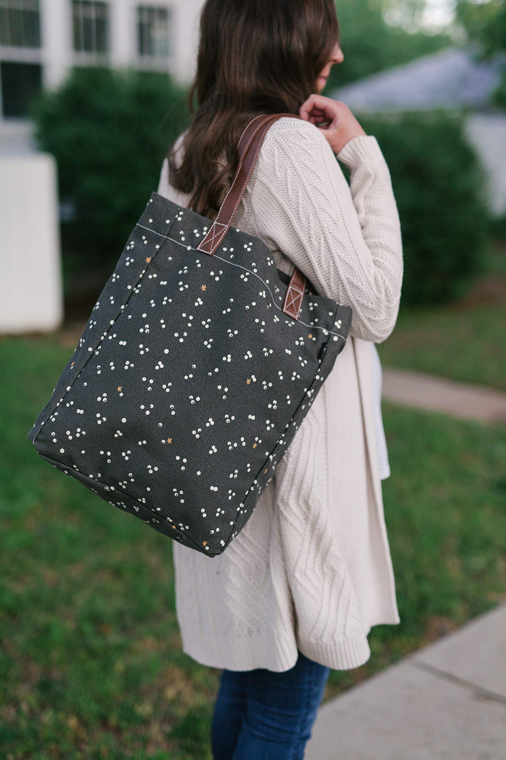 Maika Market Tote, Nochi, Grey