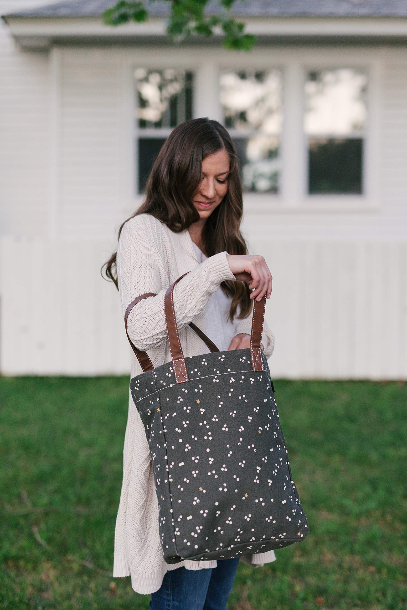 Maika Market Tote, Nochi, Grey