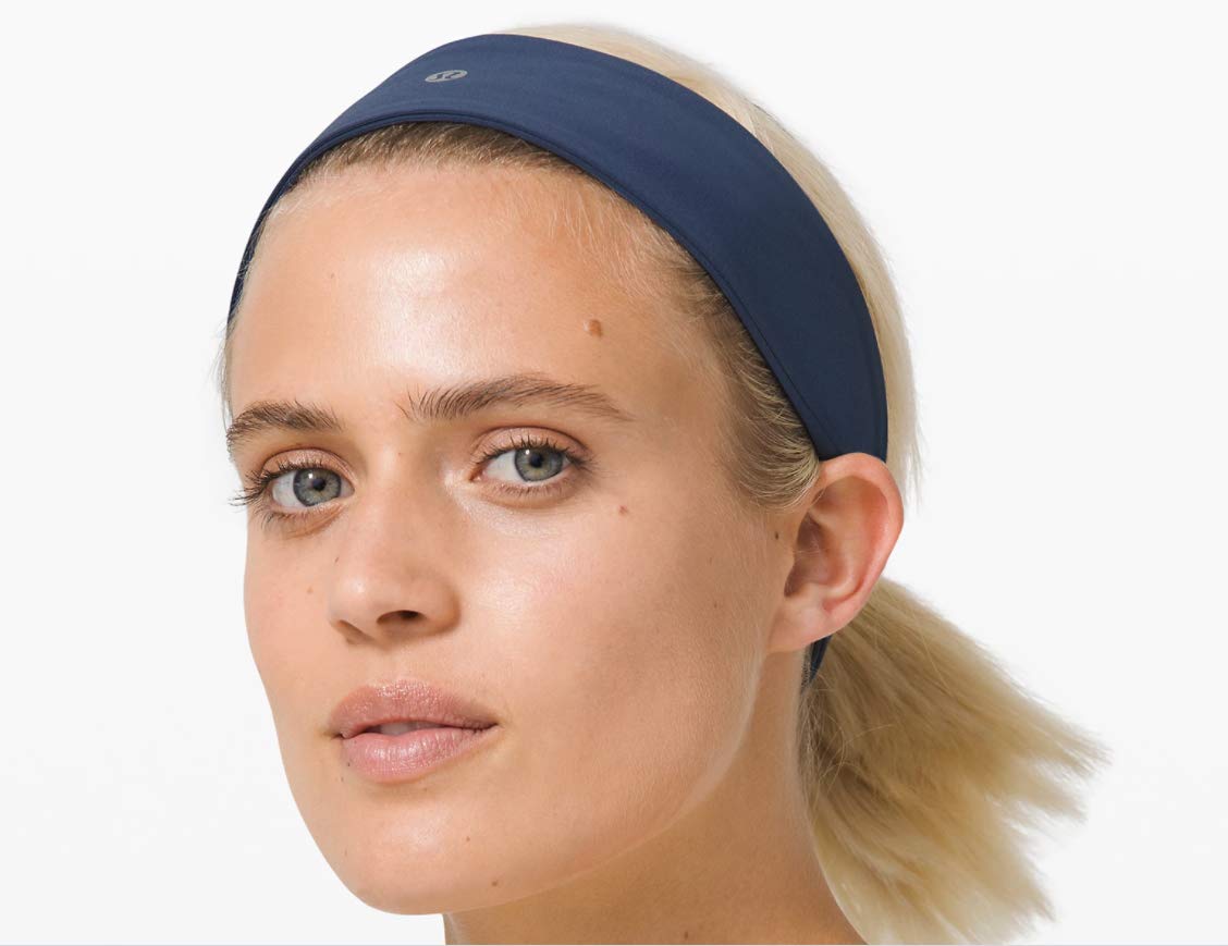 Lululemon Fly Away Tamer Headband (Code Blue)