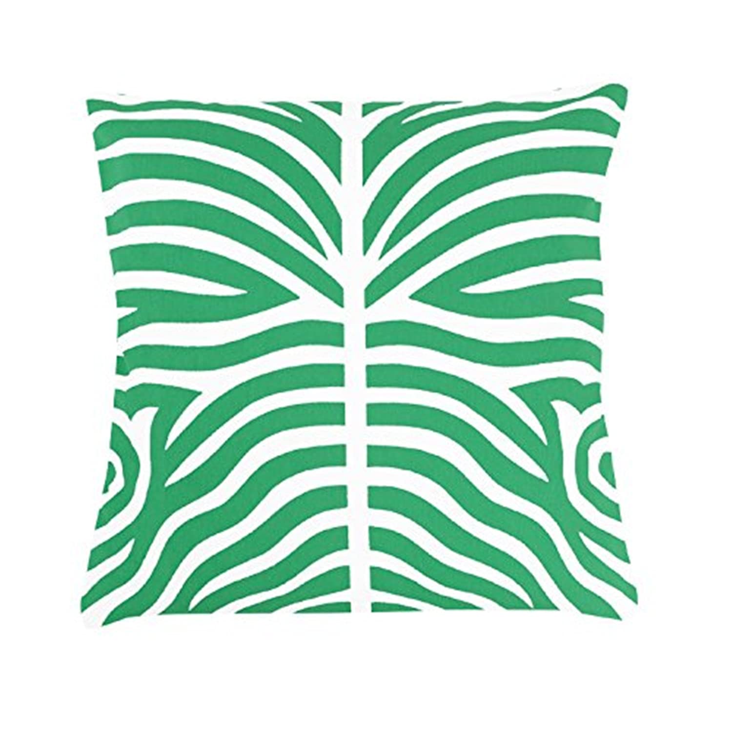 Milton Greens Stars Xandra 100% Cotton Throw Pillow, Green