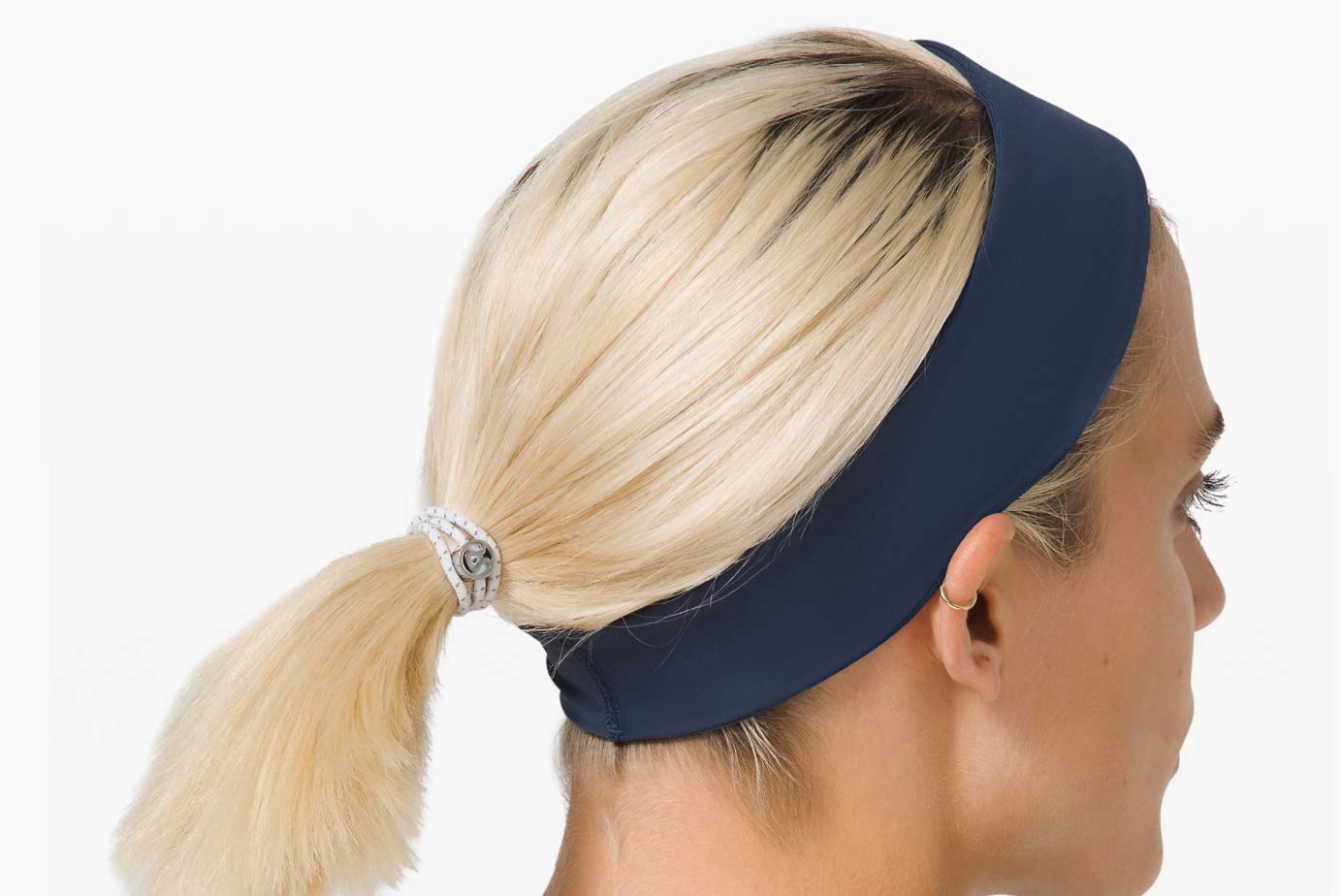 Lululemon Fly Away Tamer Headband (Code Blue)