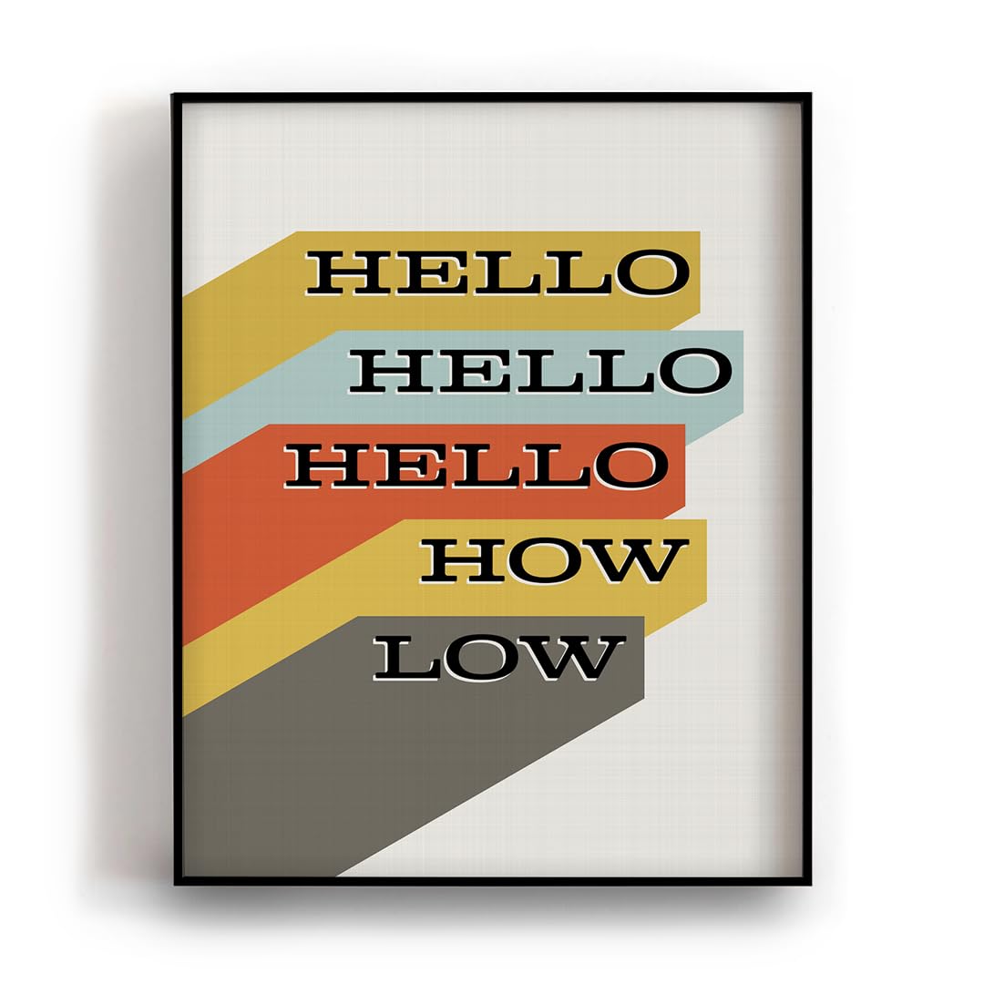 Smells Like Teen Spirit mid-century modern song lyric wall art print music band poster retro room decor bedroom aesthetic artwork living room dorm office (8x10" Print)