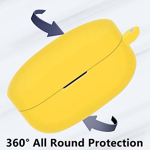 Sony WF-1000XM4 Case Cover, Soft Silicone Protective Case Skin Night Glow for Sony WF-1000XM4, Shockproof, Luminous Earbuds Case with Keychain, Glow in Dark, Wireless Charging