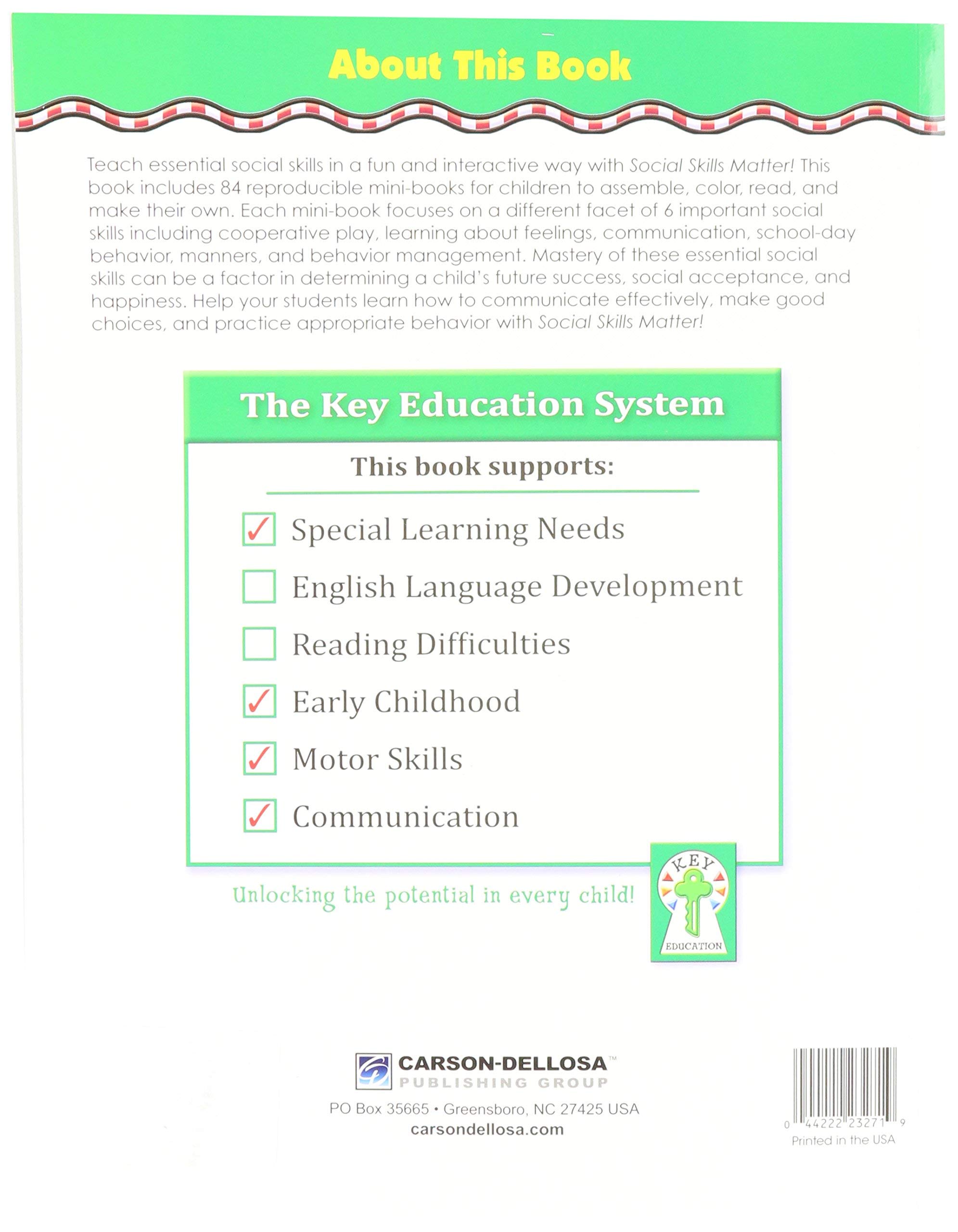 Social Skills Matter! Resource Book Grades PK - 2
