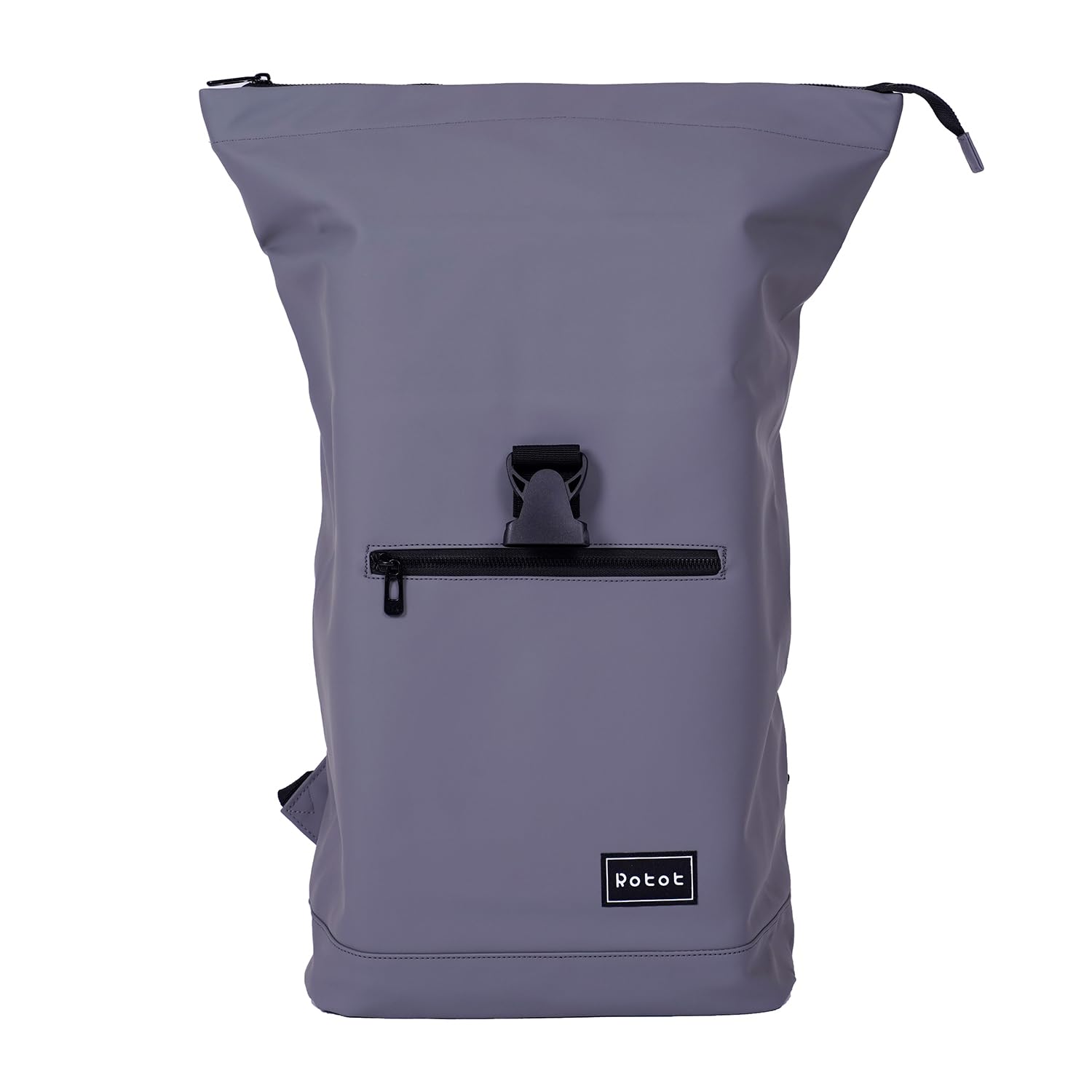 ROTOT Roll Top Travel Backpack, 22L High Volume Laptop Bag Carry on Accessories Essentials (Gray)