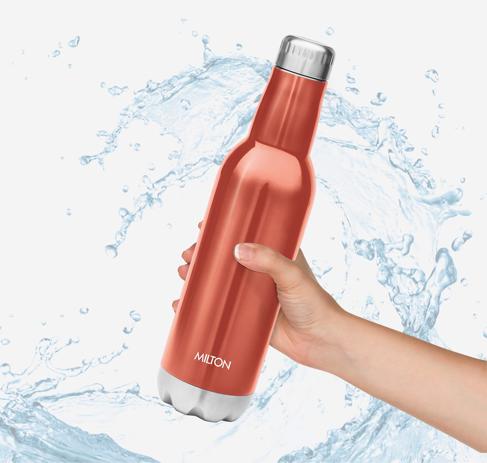 Milton Themosteel Pride 600 Bottle for (Hot & Cold) Beverage - Red