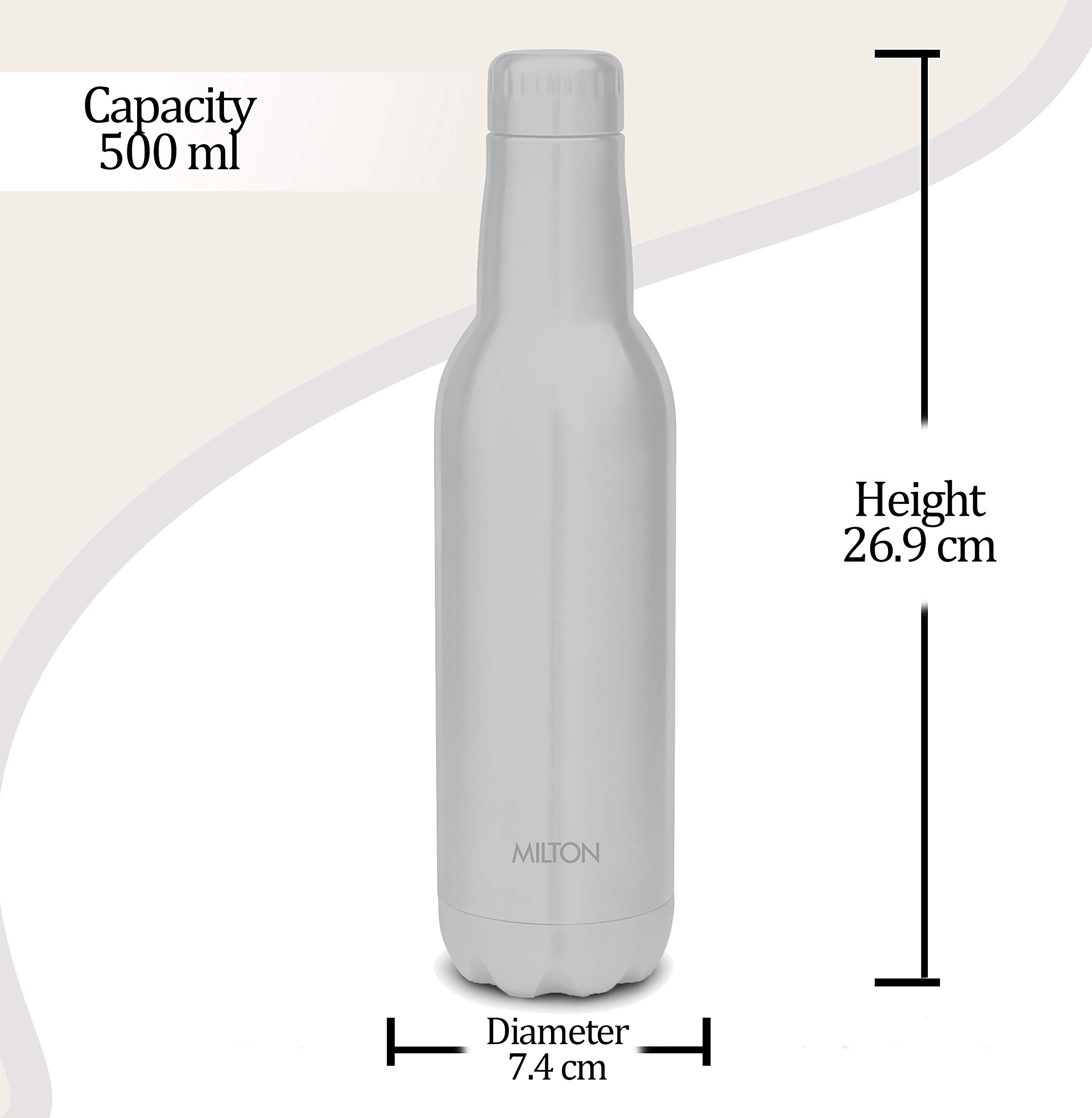 Milton Themosteel Pride 600 Bottle for (Hot & Cold) Beverage - Red