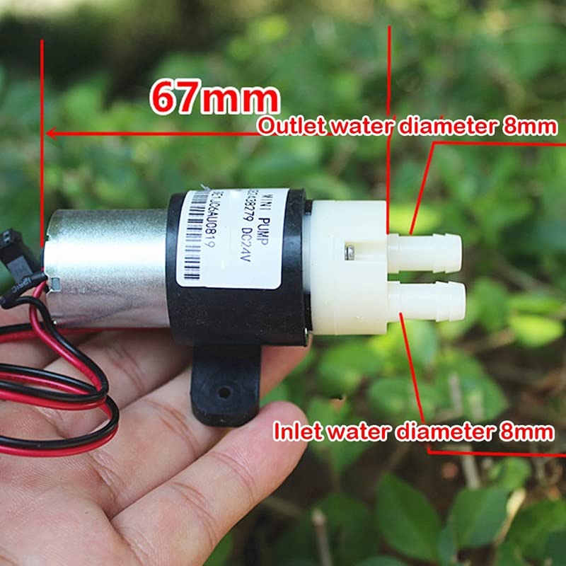 Submersible Sump Pump 24V Micro Diaphragm Pump 370 Motor Self-priming Pump Low Noise Large Flow Small Electric Pump Transfer Pump