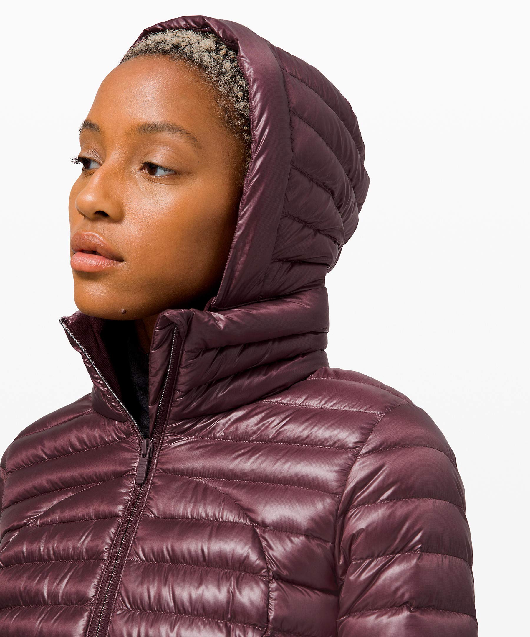 Lululemon Pack It Down Long Jacket Shine (Bordeaux Drama, numeric_4)