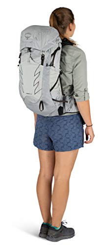 Osprey Tempest 30L Women's Hiking Backpack with Hipbelt, Aluminum Grey, WM/L