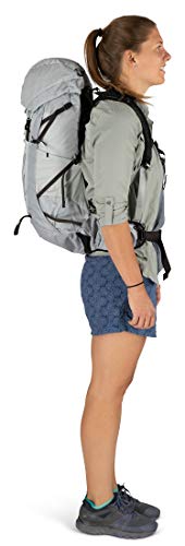 Osprey Tempest 30L Women's Hiking Backpack with Hipbelt, Aluminum Grey, WM/L