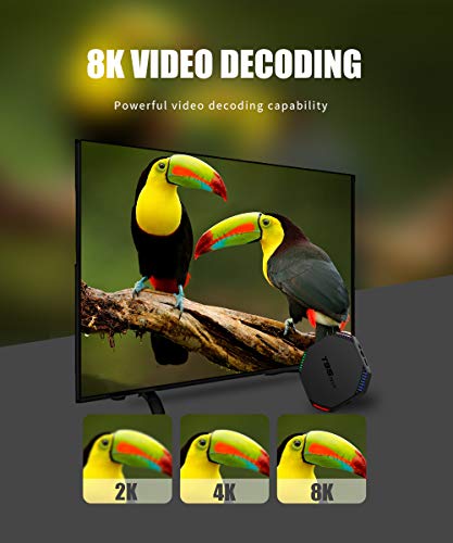 Android 11.0 TV Box T95Z Plus RK3566 Quad Core 4GB RAM 32GB ROM with Dual Wi-Fi 2.4G/5.0G, BT 4.0/ 3D Ultra HD 8K/ H.265/ 1000M LAN/ USB 3.0 Smart TV Box