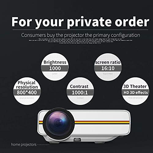 DROOS Mini Projector Portable Projector Full HD 1080P Supported Wireless Screen Mirroring (projectors)