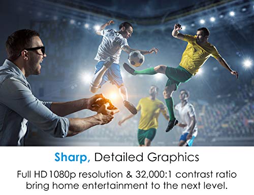 Optoma HD39DARBEE 1080p High Performance Home Theater Projector | Darbee Image Processor for Super Sharp Movies and Games | Bright 3500 Lumens | Large 1.6 Zoom and Vertical Keystone