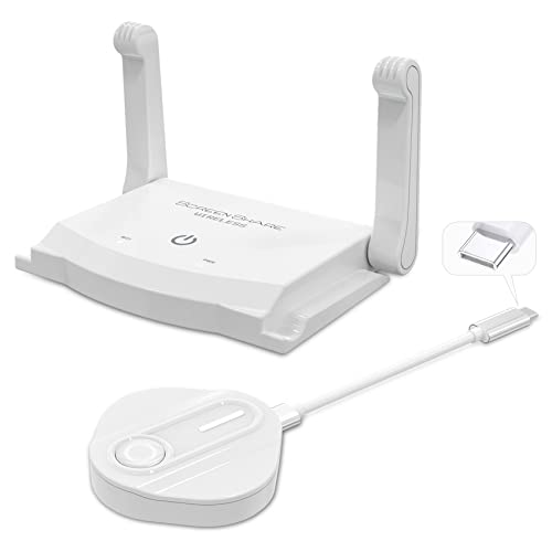 Mirabox Wireless USB C Transmitter and 1080P HDMI Receiver Conference Presentation System Video Audio Screen Mirroring AirPlay Miracast Share from USB C Laptop,for iPhone,iPad,Android Phone/Tablets