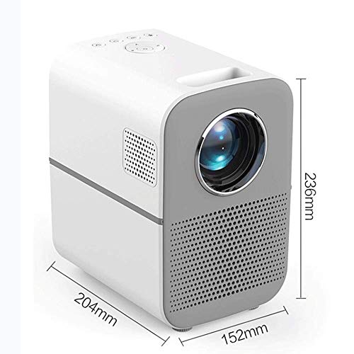 ALIZJJ Professional Native 1080P Full HD LED Projector HDMI Projector with Display Compatible TV Stick Mini Portable Projector Best Shooting Distance 0.5-3m