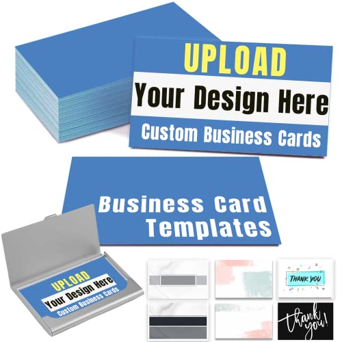 Custom Business Cards Personalized Business Cards with Logo 2-Sides Printed Coated Paper for Office - 3.5" X 2" - Your Own Design