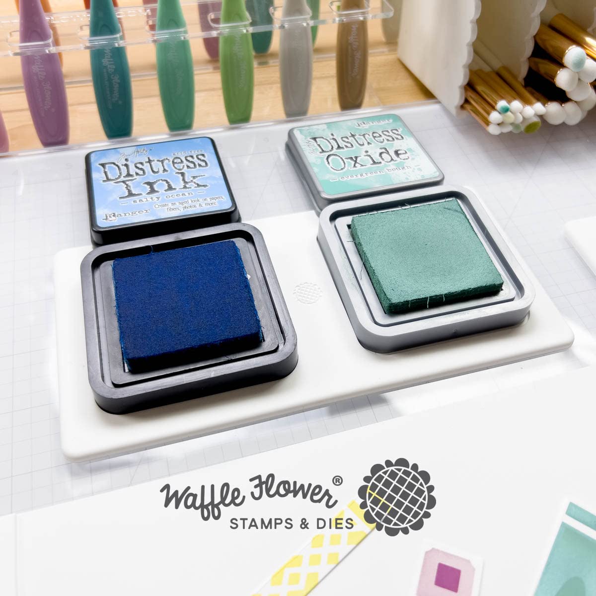 Waffle Flower Square Inkpad Holder