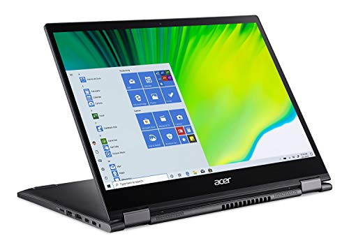 Acer Spin 5 Convertible Laptop, 13.5" 2K 2256 x 1504 IPS Touch, 10th Gen Intel Core i7-1065G7, 16GB LPDDR4X, 512GB NVMe SSD, Wi-Fi 6, Backlit KB, FPR, Rechargeable Active Stylus, SP513-54N-74V2