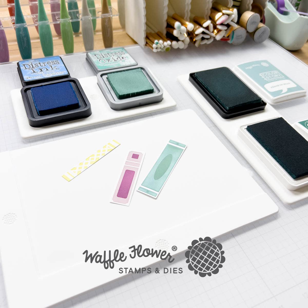 Waffle Flower Square Inkpad Holder