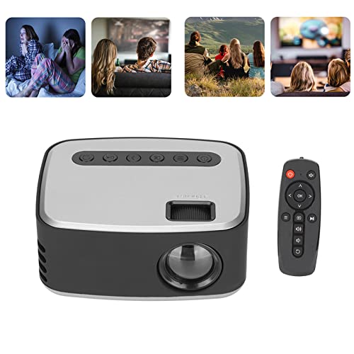 Mini Projector - Full HD 1080P Portable Home Theater Projector Pocket Projector Outdoor Movie Projector for Outdoor Yard, Travel, Camping, High Brightness and Large Screen(#2)
