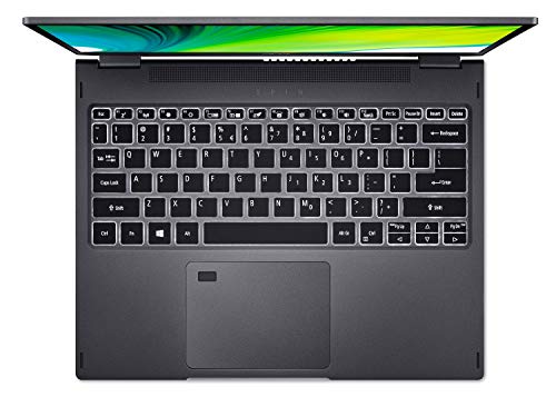 Acer Spin 5 Convertible Laptop, 13.5" 2K 2256 x 1504 IPS Touch, 10th Gen Intel Core i7-1065G7, 16GB LPDDR4X, 512GB NVMe SSD, Wi-Fi 6, Backlit KB, FPR, Rechargeable Active Stylus, SP513-54N-74V2