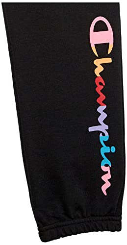 Champion Sweatpants, Joggers for Girls, Lightweight Kids' Sweats, French Terry, Black
