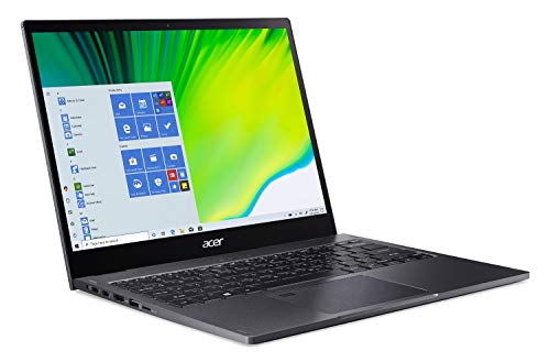 Acer Spin 5 Convertible Laptop, 13.5" 2K 2256 x 1504 IPS Touch, 10th Gen Intel Core i7-1065G7, 16GB LPDDR4X, 512GB NVMe SSD, Wi-Fi 6, Backlit KB, FPR, Rechargeable Active Stylus, SP513-54N-74V2