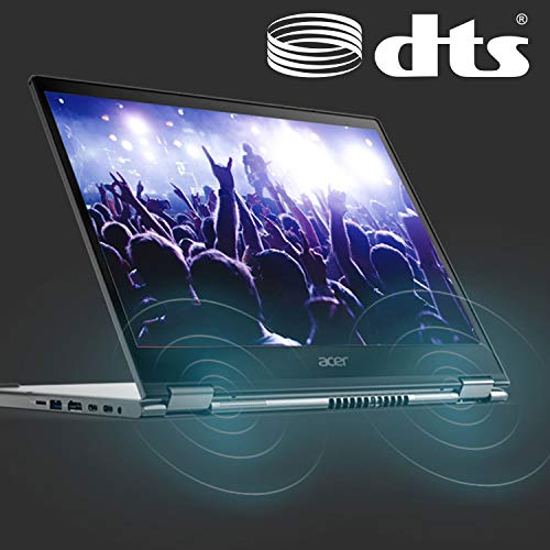 Acer Spin 5 Convertible Laptop, 13.5" 2K 2256 x 1504 IPS Touch, 10th Gen Intel Core i7-1065G7, 16GB LPDDR4X, 512GB NVMe SSD, Wi-Fi 6, Backlit KB, FPR, Rechargeable Active Stylus, SP513-54N-74V2