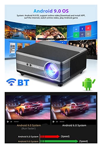 Full HD 1080P Projector TD98 WiFi LED 2K 4K Video Movie Smart TD98W Android Projector PK DLP Home Theater Cinema Beamer