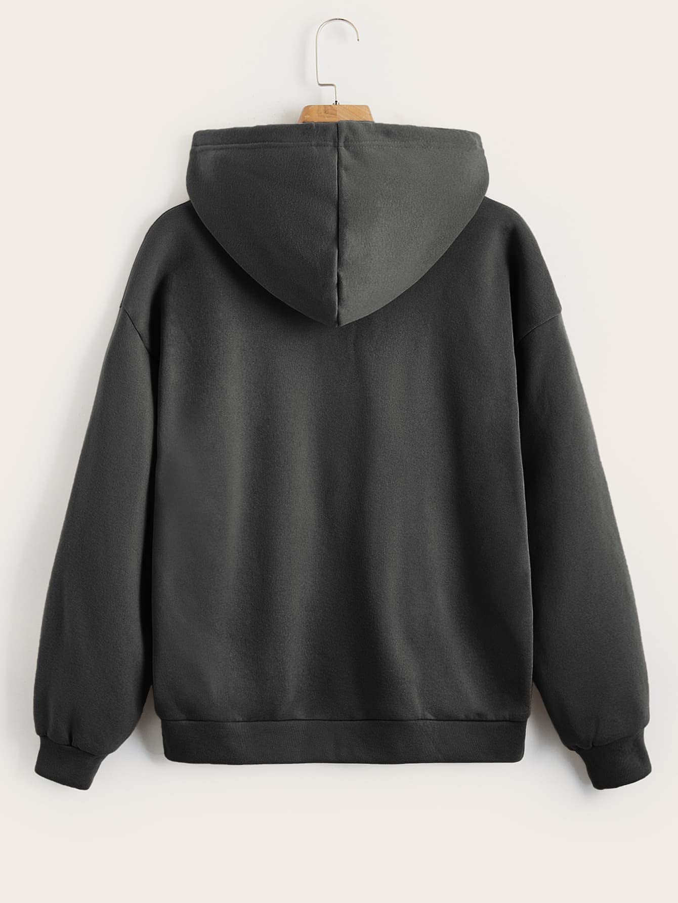 SOLY HUX Women's Zip Up Y2k Hoodies Jacket Star Print Graphic Drawstring Long Sleeve Sweatshirt Dark Grey Star S