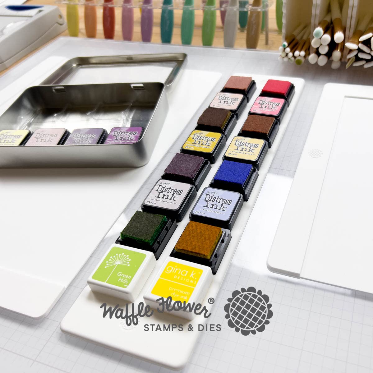 Waffle Flower Mini Inkpad Holder