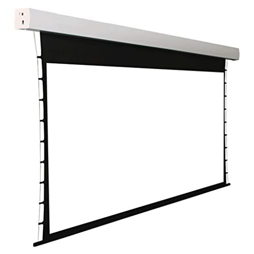 LIUYUNQI 16:9 Tab-tensioned Motorized Intelligent Electric Projection 4K Cinema Screen for Home Theater Projector