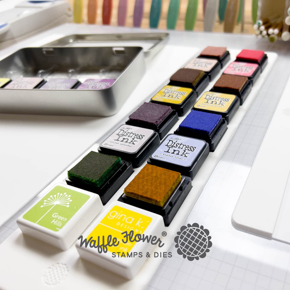 Waffle Flower Mini Inkpad Holder