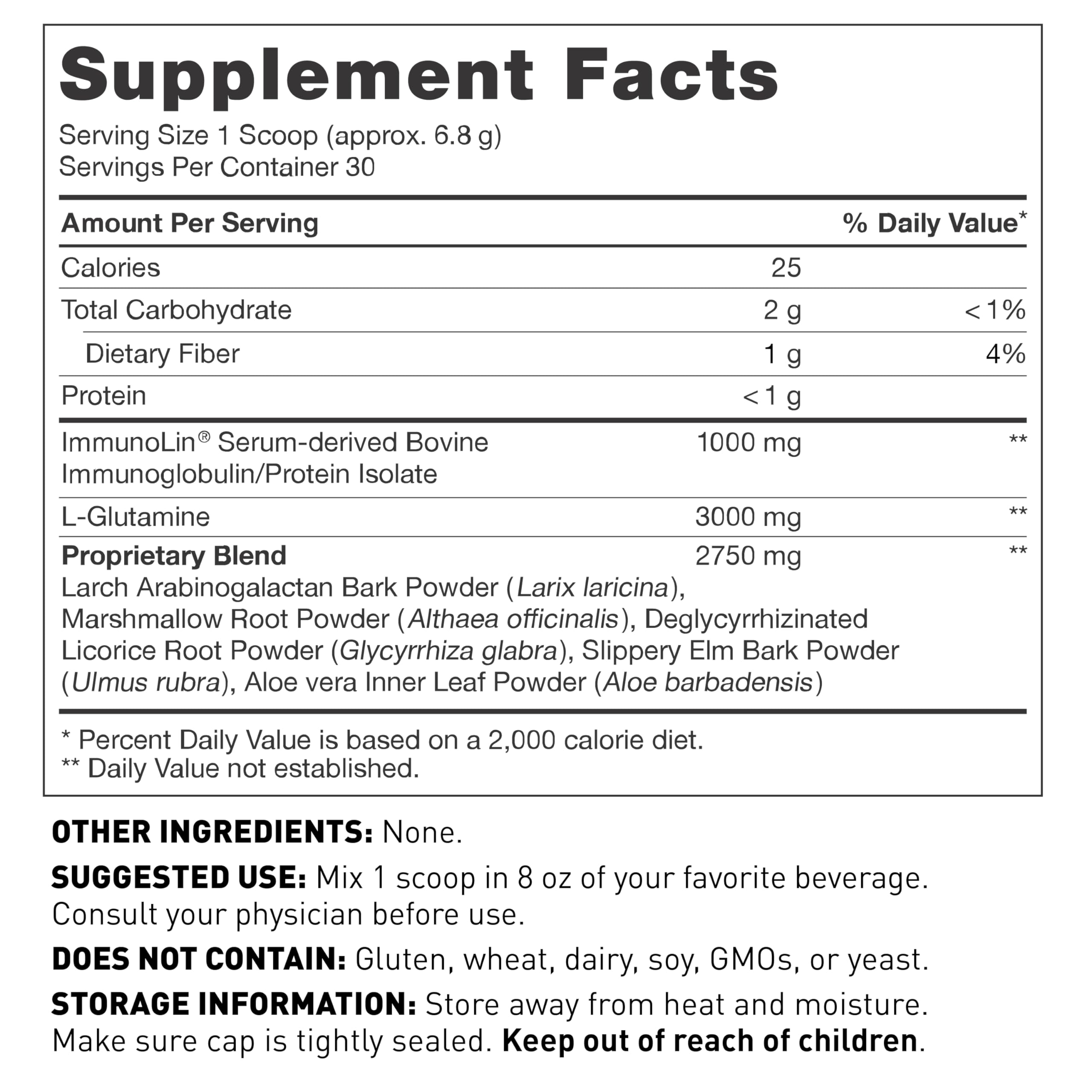 Amy Myers MD Leaky Gut Revive MAX Powder for Leaky Gut Repair β Potent L-Glutamine Powder to Support Constipation, IBS, Diarrhea, Bloating, Gas, SIBO β Plant Based Supplement for Gut Health, 1 Month