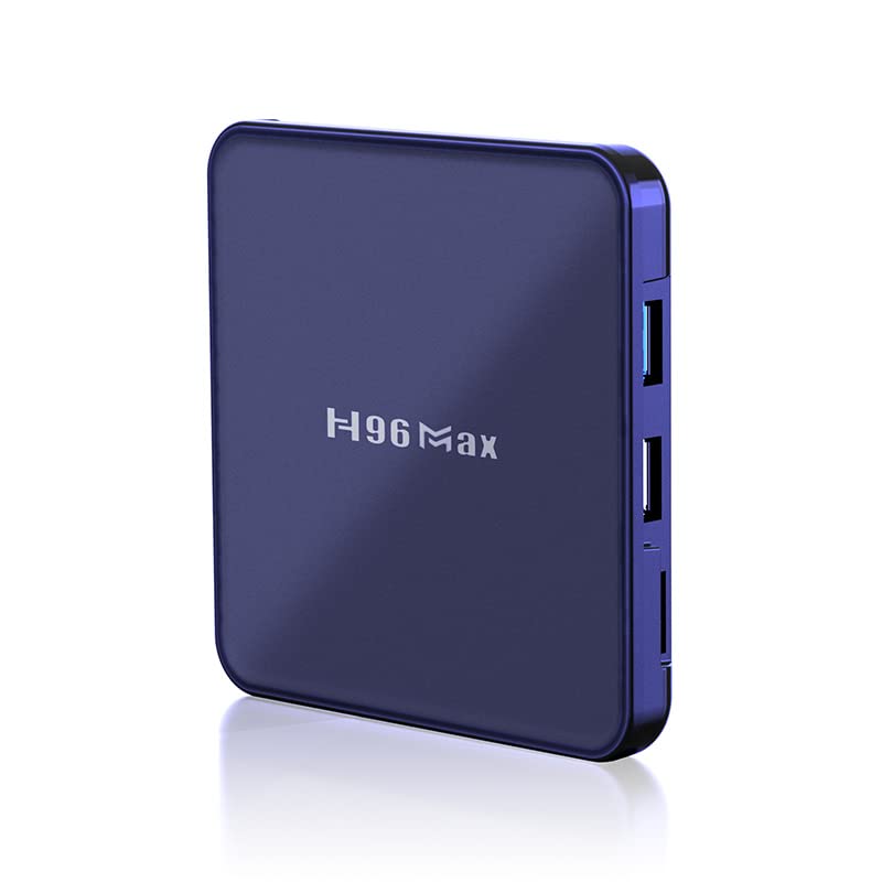 Android 12.0 H96 Max TV Box 4GB RAM 64GB ROM RK3318 Quad Core CPU Support Dual WiFi 2.4G+5G/4K/3D BT 4.0 Smart TV Box