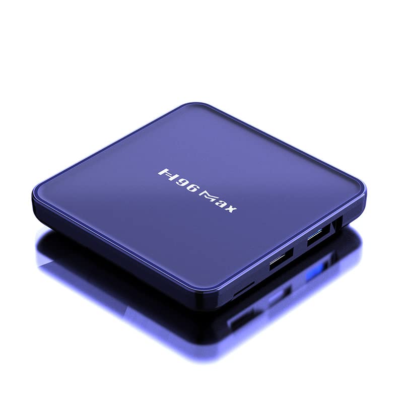 Android 12.0 H96 Max TV Box 4GB RAM 64GB ROM RK3318 Quad Core CPU Support Dual WiFi 2.4G+5G/4K/3D BT 4.0 Smart TV Box