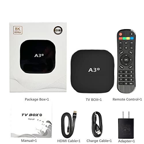 A3 Ⅱ 2023 New Upgrade 全新二代 IP-TV Amlogic S905x3 Chip Android 9.0 Box 4K Extreme Visual Feasts Chinese HDMI TV