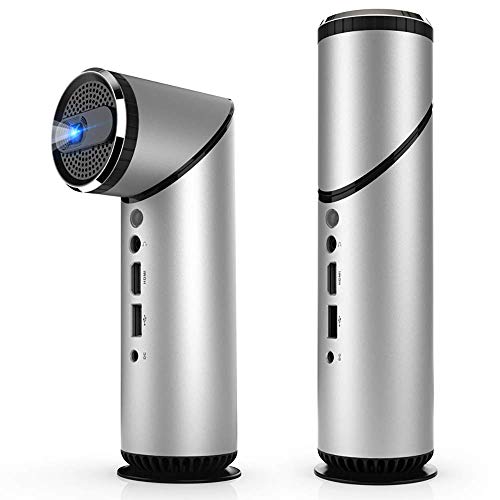 DROOS Mini Projector Portable,1080p Support, Hd Home Theater Projector, Projection Size 200, 6000 Mah Battery, Hdmi, USB, Sd, (projectors)