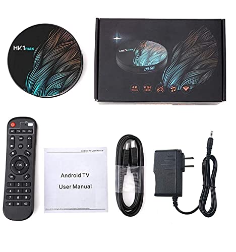 Sofobod HK1MAX Smart TV Box, 4GB RAM 64GB ROM Android 10.0 HD 4K 2.4G/5G Dual WiFi H.265 Decoding Set top Box:HK1MAX 4D